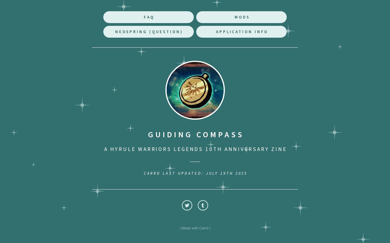 Guiding Compass: Hyrule Warriors Legends Zine